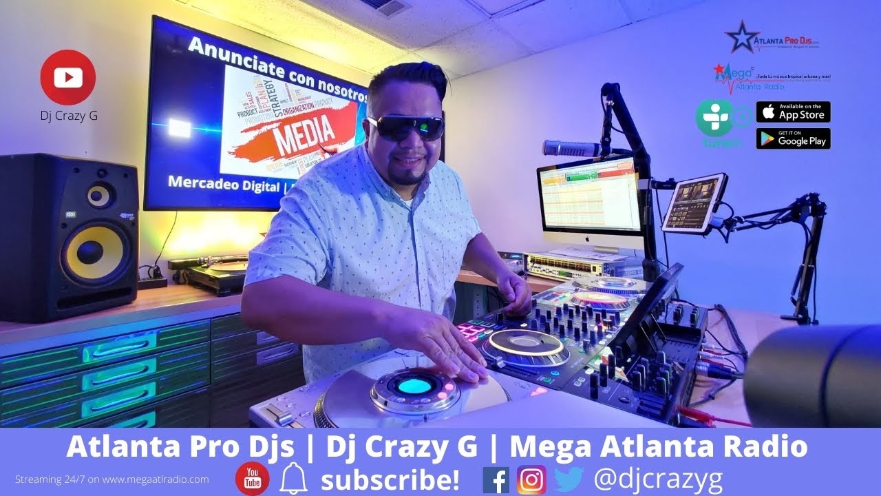 Dj Crazy G Streaming Live on Mega Atlanta Radio | Guaracha House Mix ...