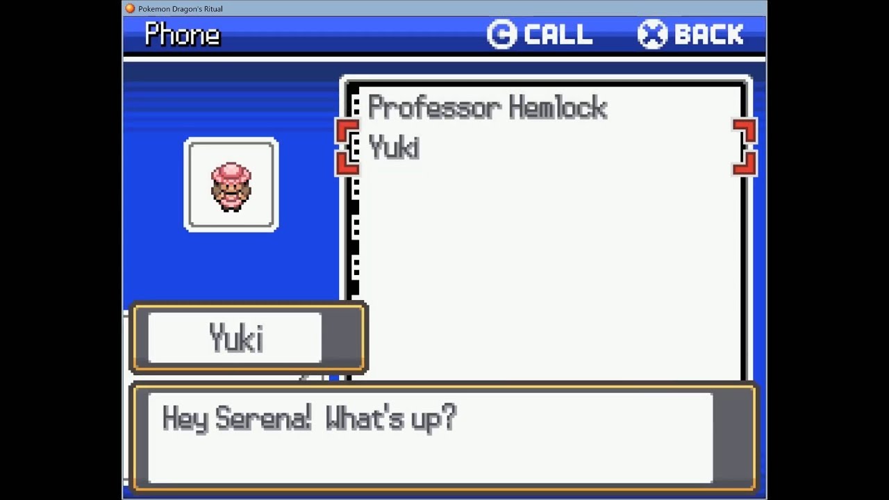 Pokémon Dragon's Ritual: Calling Yuki On The Pokégear - YouTube