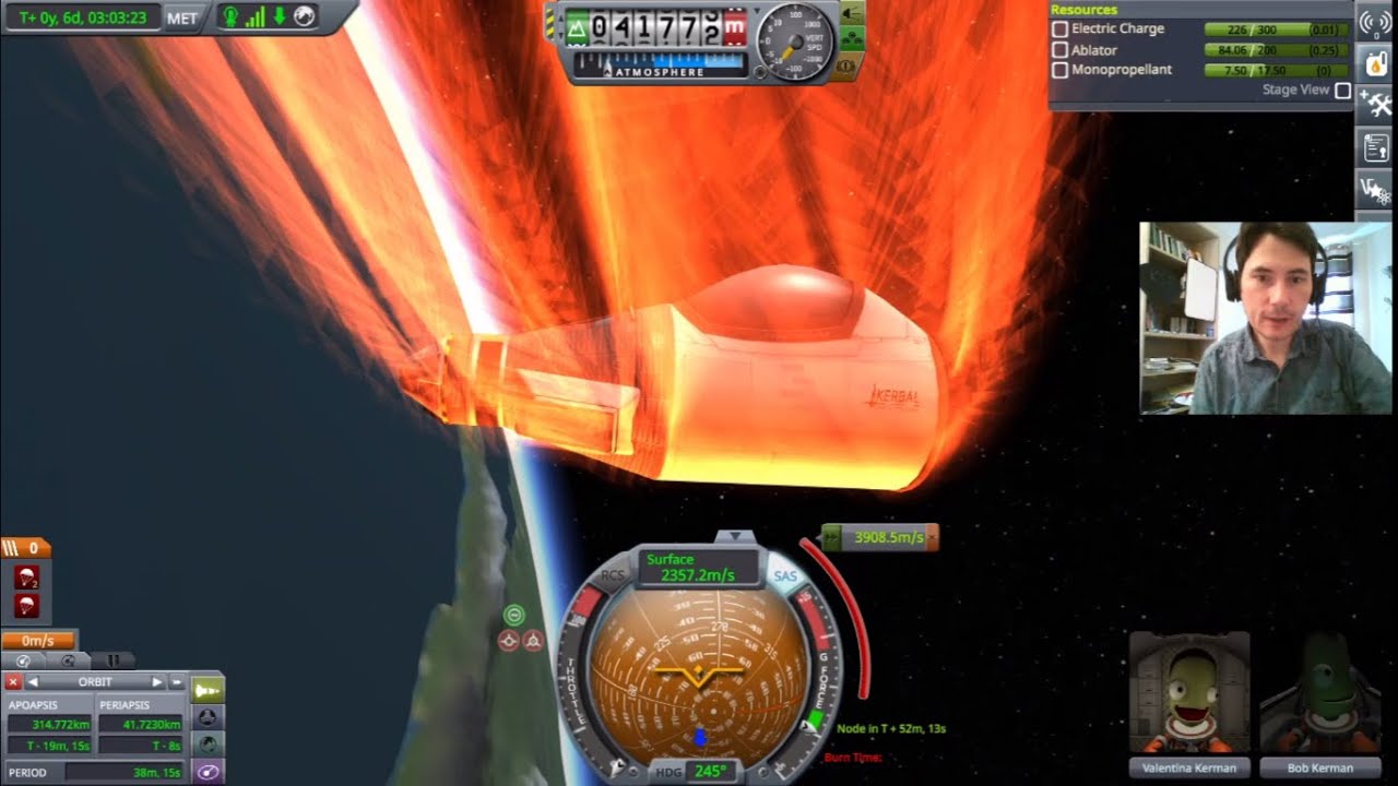 Let's Play KSP - 9 - un retour compliqué - YouTube