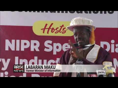 THE 2ND EDITION OF INDUCTION OF 540 NEW MEMBERS INTO NIPR - YouTube