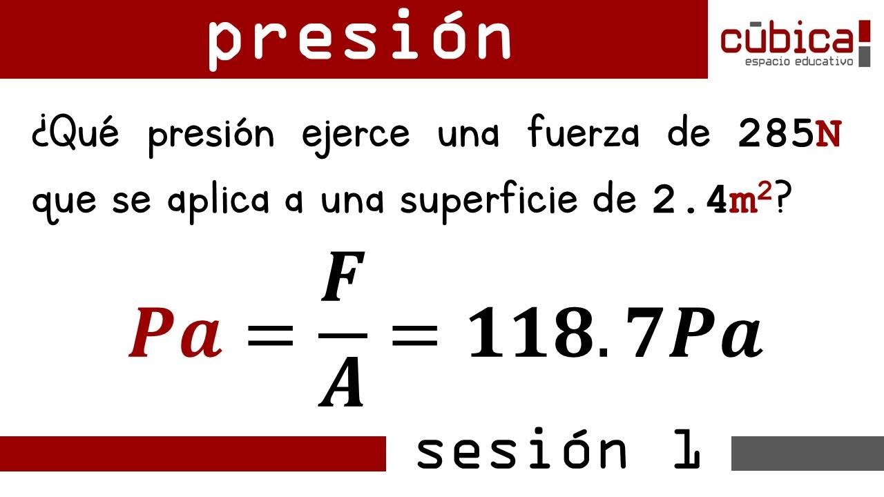 Física - Presión (Pascal) - Sesión 1 #cubicaee #física #experimentales ...