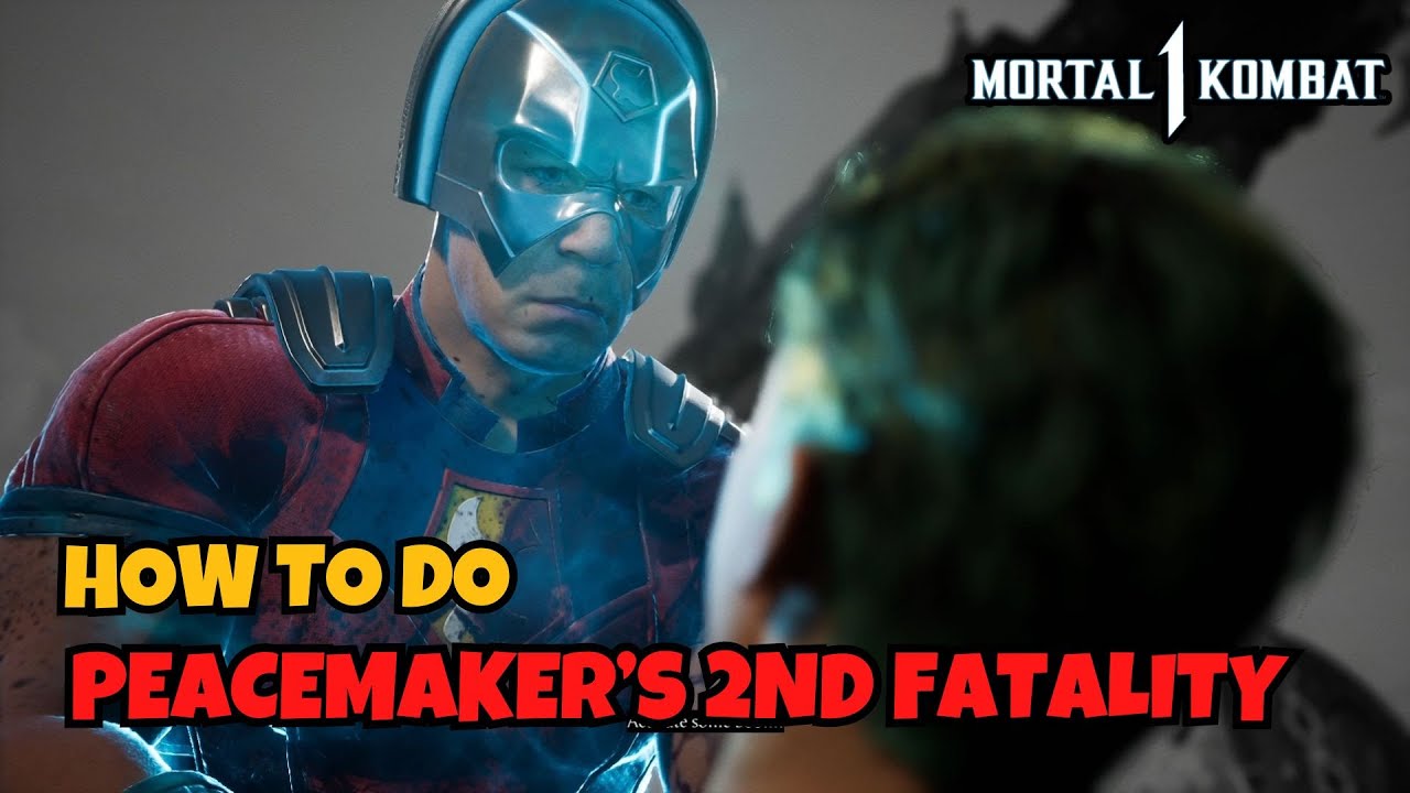 Peacemaker Secret Fatality Mortal Kombat 1 (Peacemaker 2nd Fatality) - YouTube
