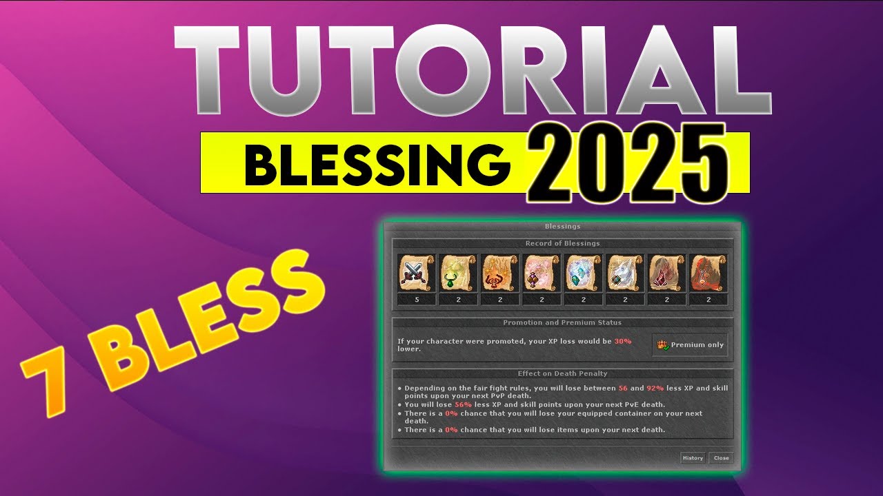 COMO FAZER TODAS AS BLESS TIBIA + BLESS NOVAS 2022 - YouTube
