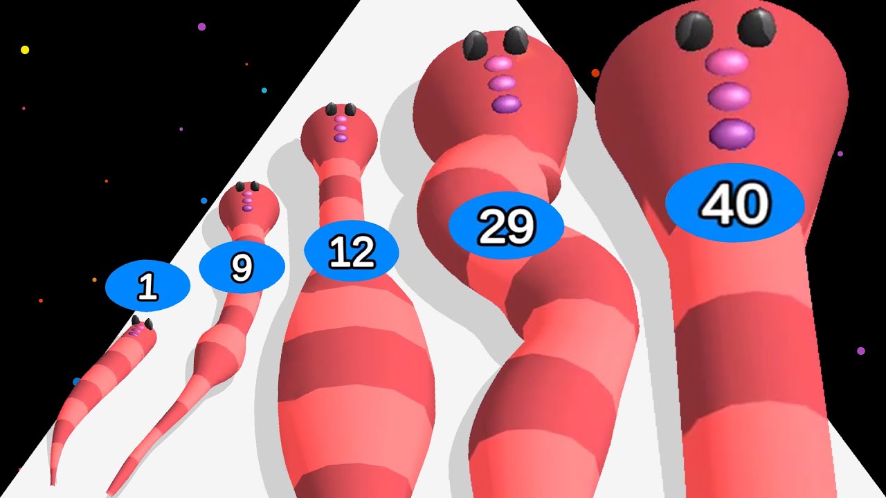 WORM RACE BOSS FIGHT /∞ Epic Race Gameplay Android iOS • Satisfying ...