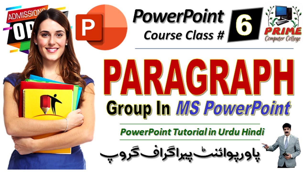 Paragraph Group PowerPoint Urdu Tutorial ☑️ Course Part6 - YouTube