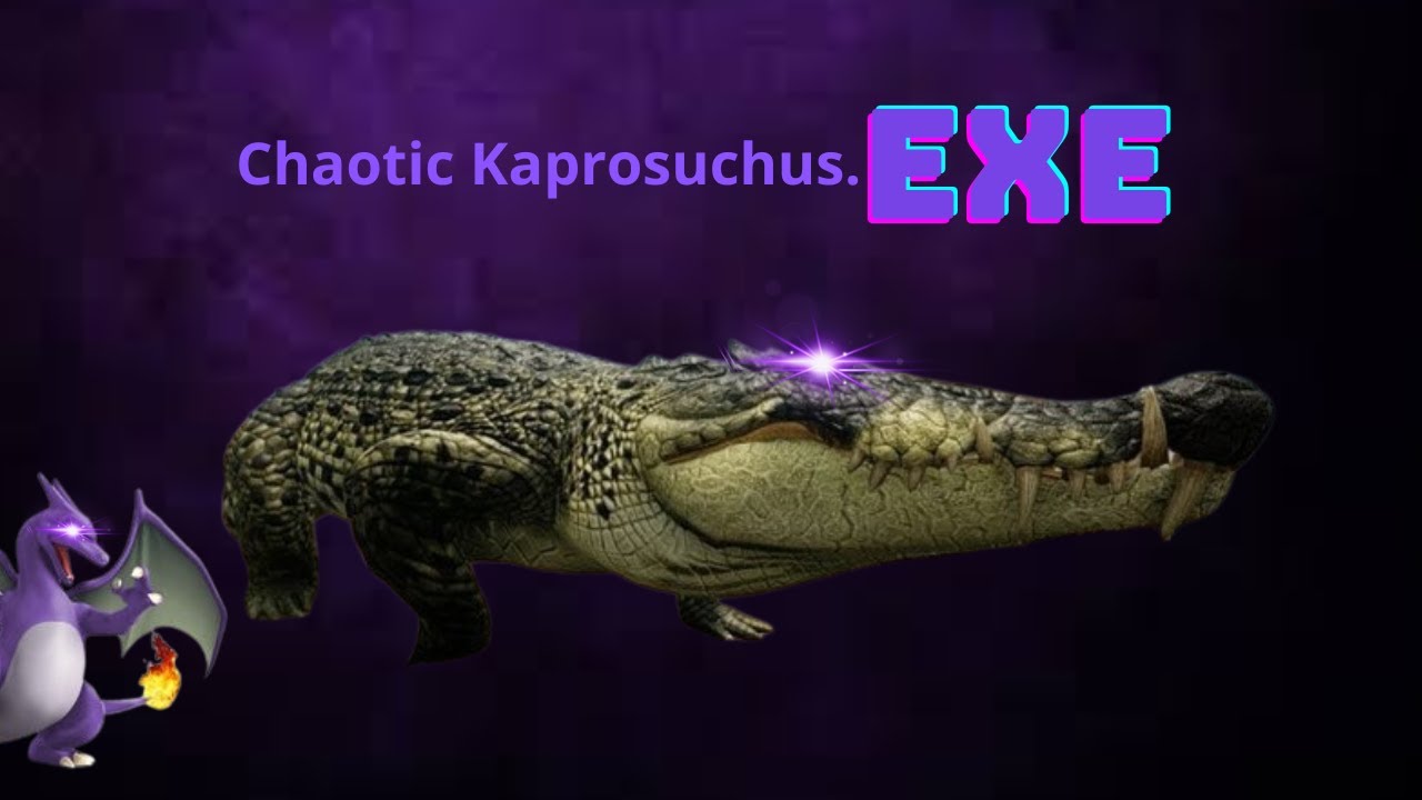 Chaotic Kaprosuchus.EXE (Path of Titans gameplay edit) - YouTube