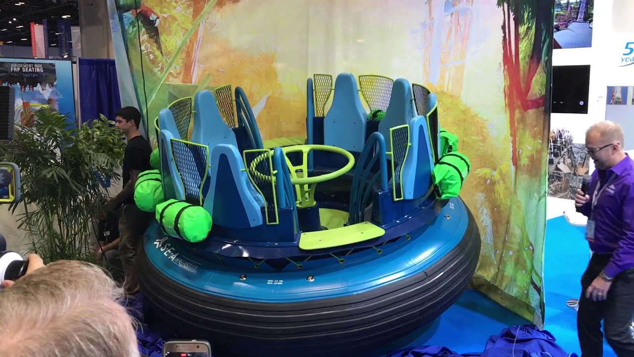 Infinity Falls SeaWorld Orlando Raft Reveal IAAPA 2017 - YouTube