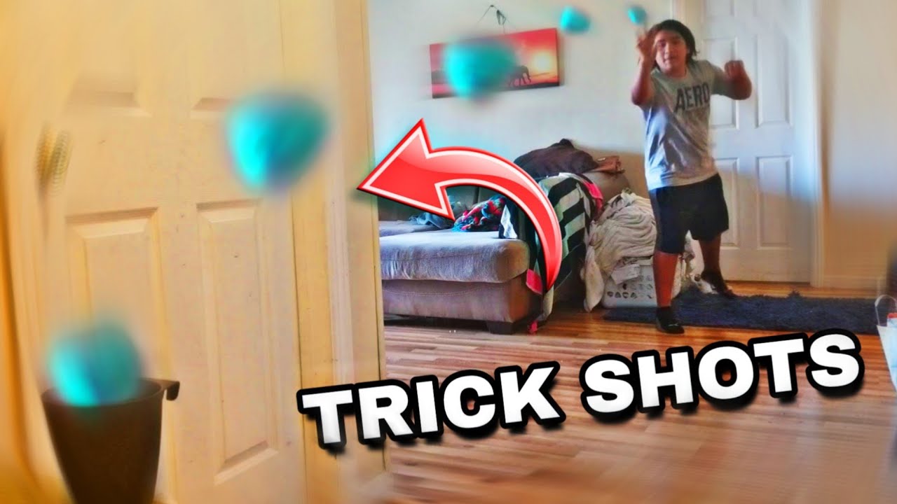 DOING EPIC TRICK SHOTS!! ( TO EASY!!! ) Day 2/8 - YouTube