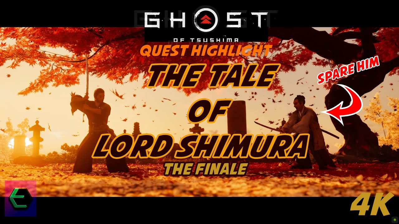 GHOST OF TSUSHIMA ENDING | The Tale of Lord Shimura Quest FINALE. JAP ...