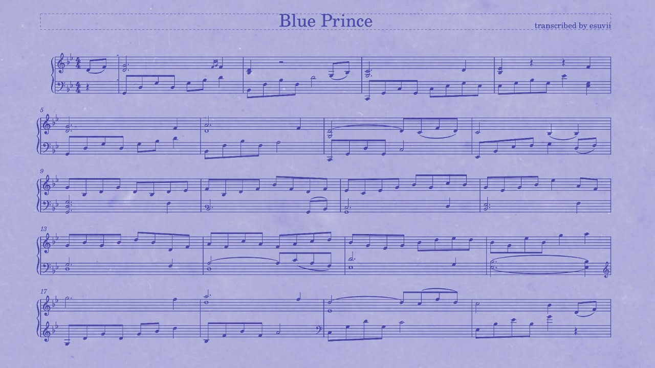 What the Blue Prince sheet music sounds like! (no spoilers) - YouTube