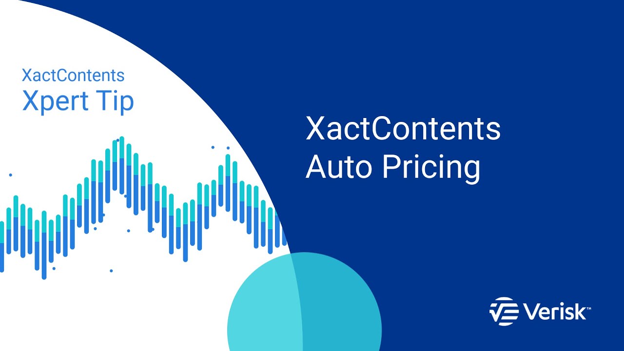 How to Use XactContents Auto Pricing | Xpert Tip - YouTube