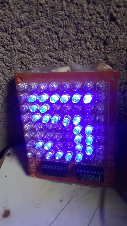 Arduino LED Dot Matrix Display #arduino #led #dotmatrix #display # ...