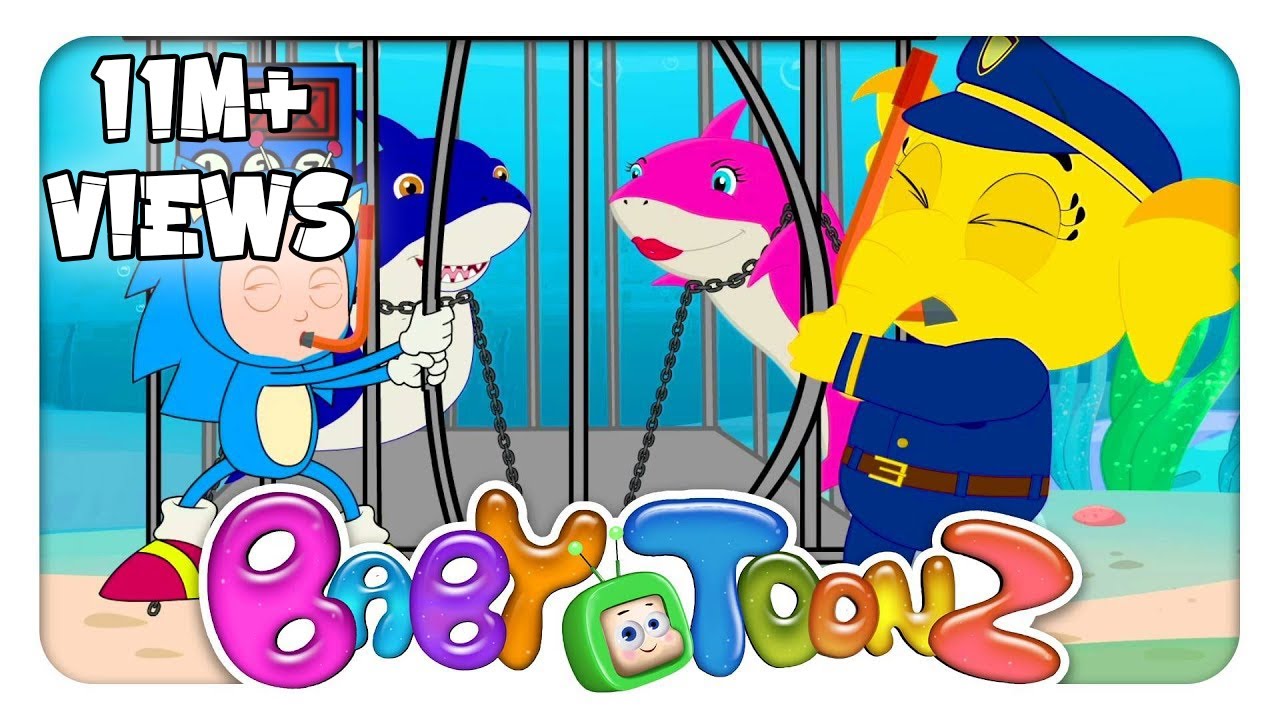 Big Sharks Saves Treasure | Best Nursery Rhymes Collection For Kids ...