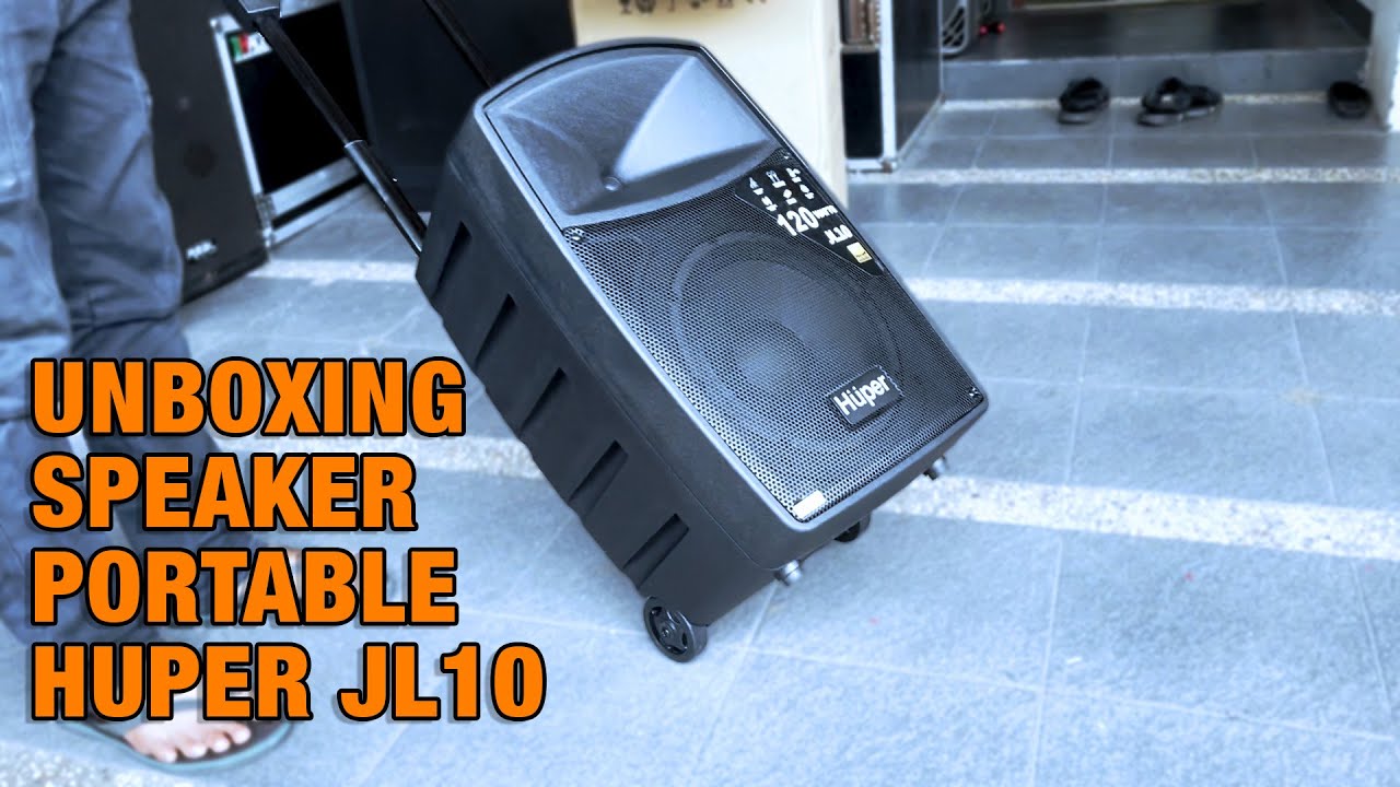 Unboxing Speaker Portable Huper JL10 - YouTube