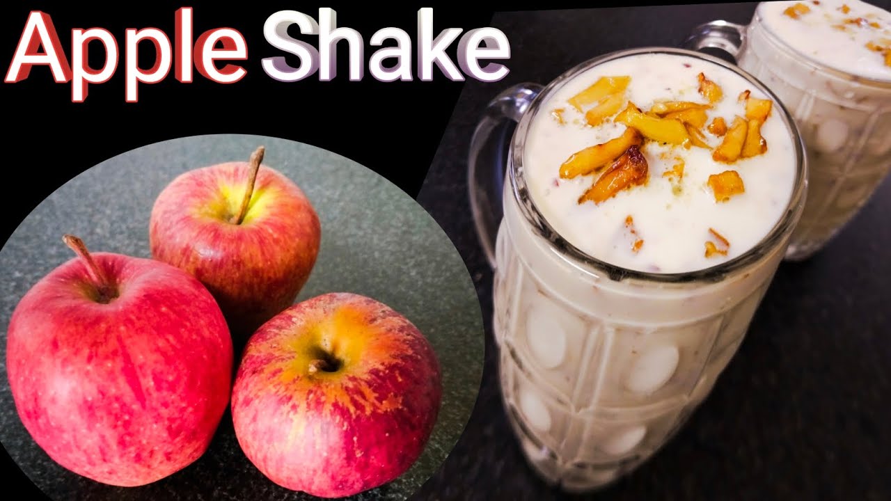 Apple Milk Shake recipe for baby at home /Apple milk shake in 5 minutes ...