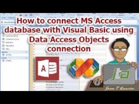 Database Connection using DAO in Visual Basic 6.0 - YouTube