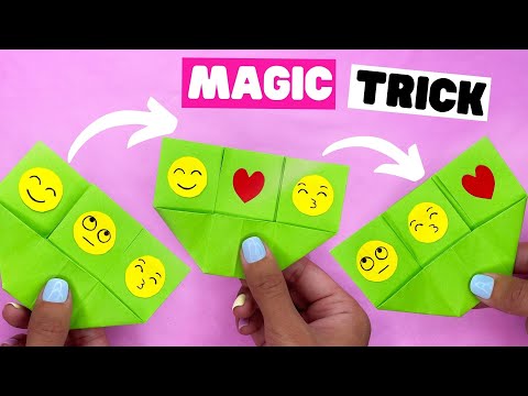 EĞLENCE origami SİHİRLİ HİLESİ [Kendin Yap kağıt hilesi]