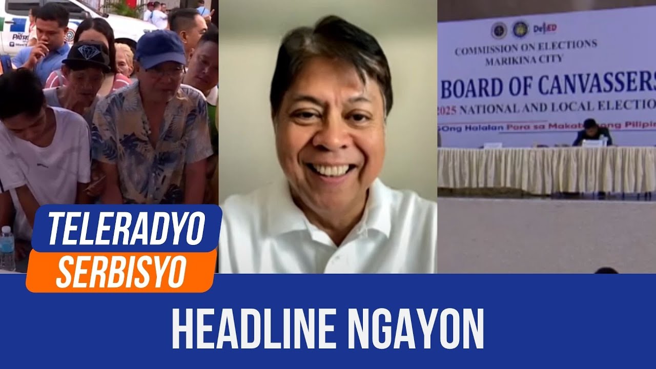 Headline Ngayon | Teleradyo Serbisyo (13 May 2025) - YouTube