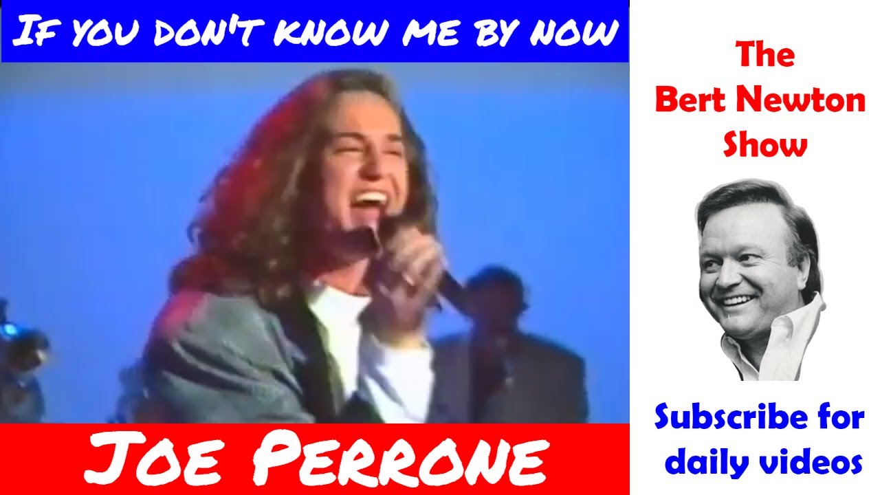 Joe Perrone sings If You Don't Know Me By Now on the Bert Newton Show ...