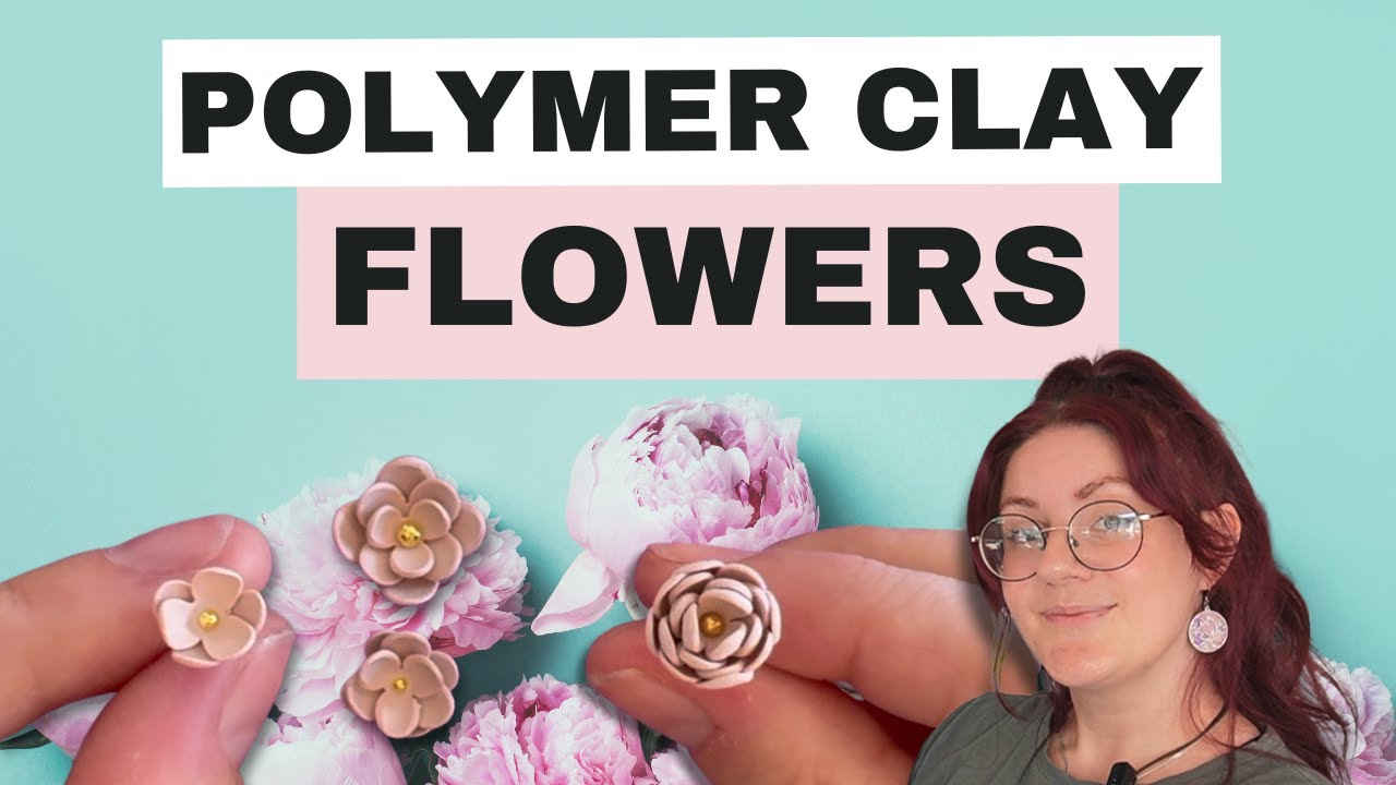 Polymer Clay Flowers Tutorial using the Layering Method - YouTube