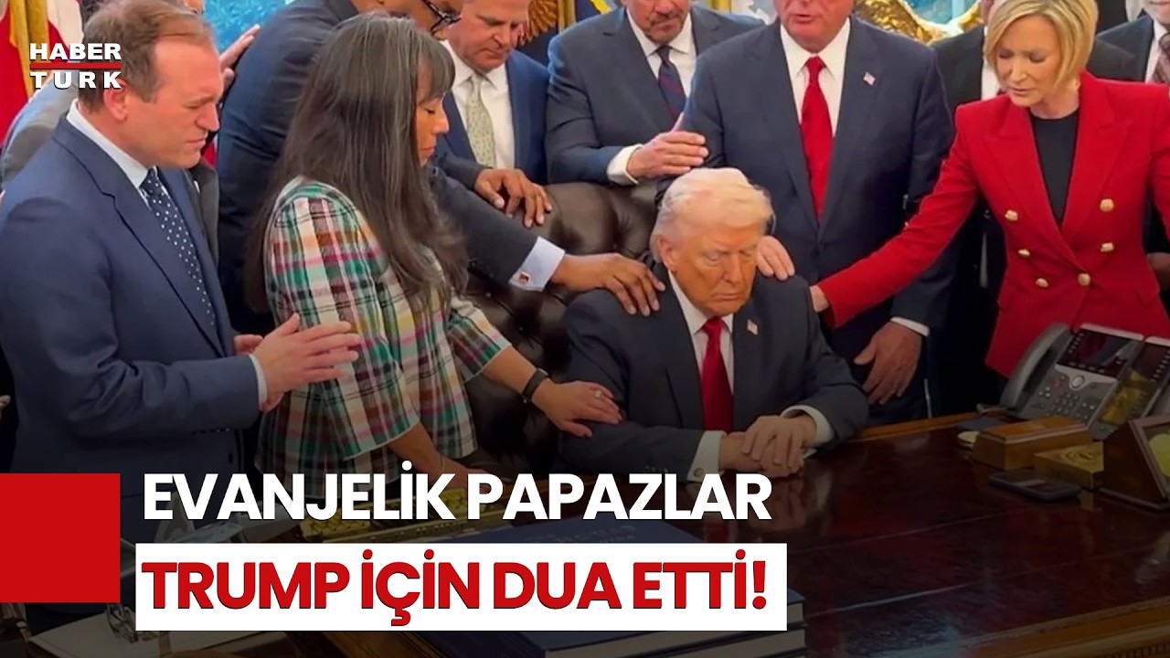 Beyaz Saray'da Trump İçin Dua Töreni Düzenlendi! - YouTube