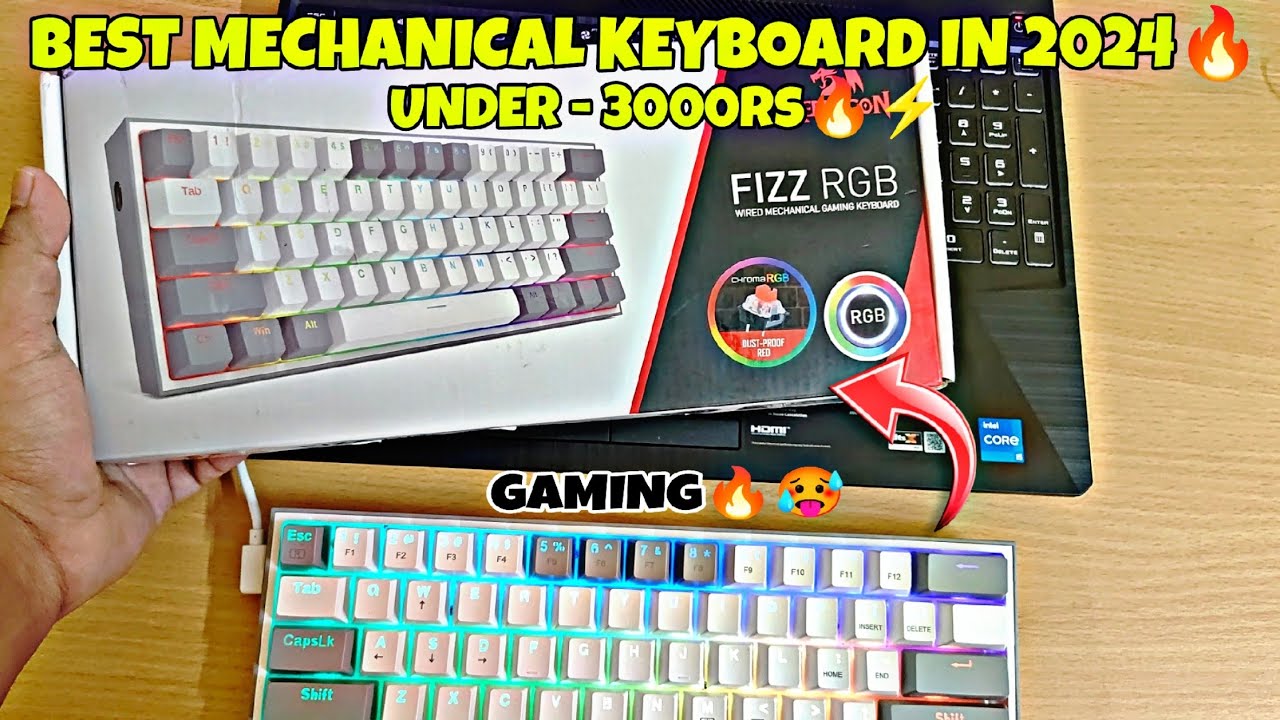 Best Mechanical Keyboard Under 3000 in 2024 | Redragon K617 Fizz Review ...