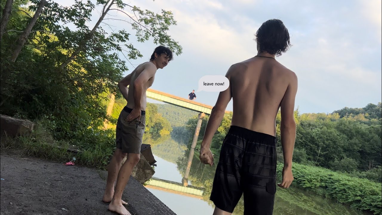 Cliff Jumping With My Friends! - YouTube