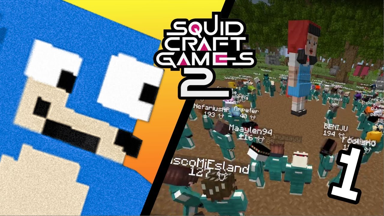 SQUID CRAFT GAMES 2 - DÍA 1 - YouTube