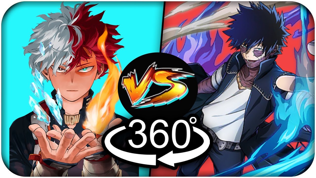 Dabi VS Shoto Todoroki BATTLE! [360º VR] | My Hero Academia BATTLES ...