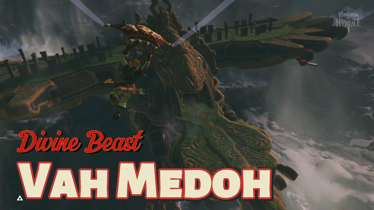Divine Beast Vah Medoh Walkthrough | The Legend of Zelda: Breath of the ...