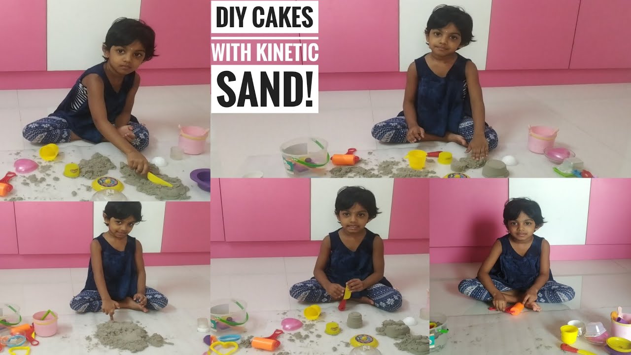 How to make cakes with Kinetic sand - YouTube
