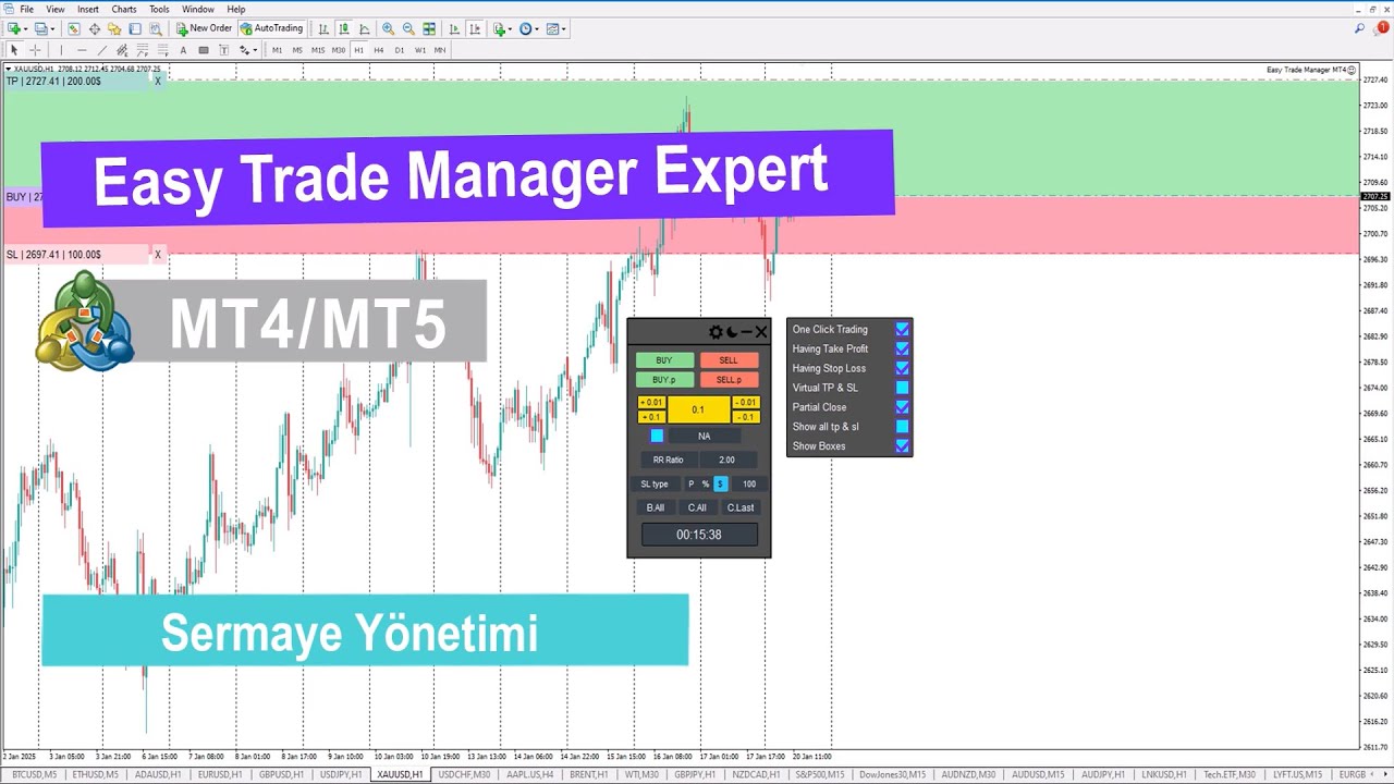 🎯Easy Trade Manager Expert in MT4/5 İndir - Ücretsiz - [TradingFinder ...