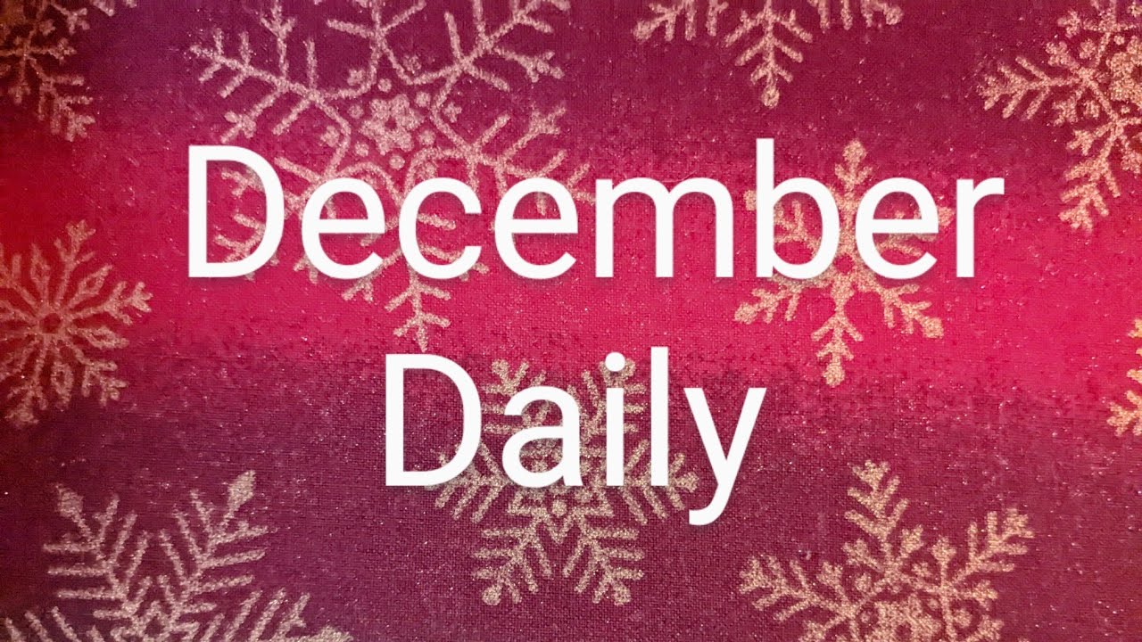 Merry Mail And December Daily (Day 30 & 31) - YouTube