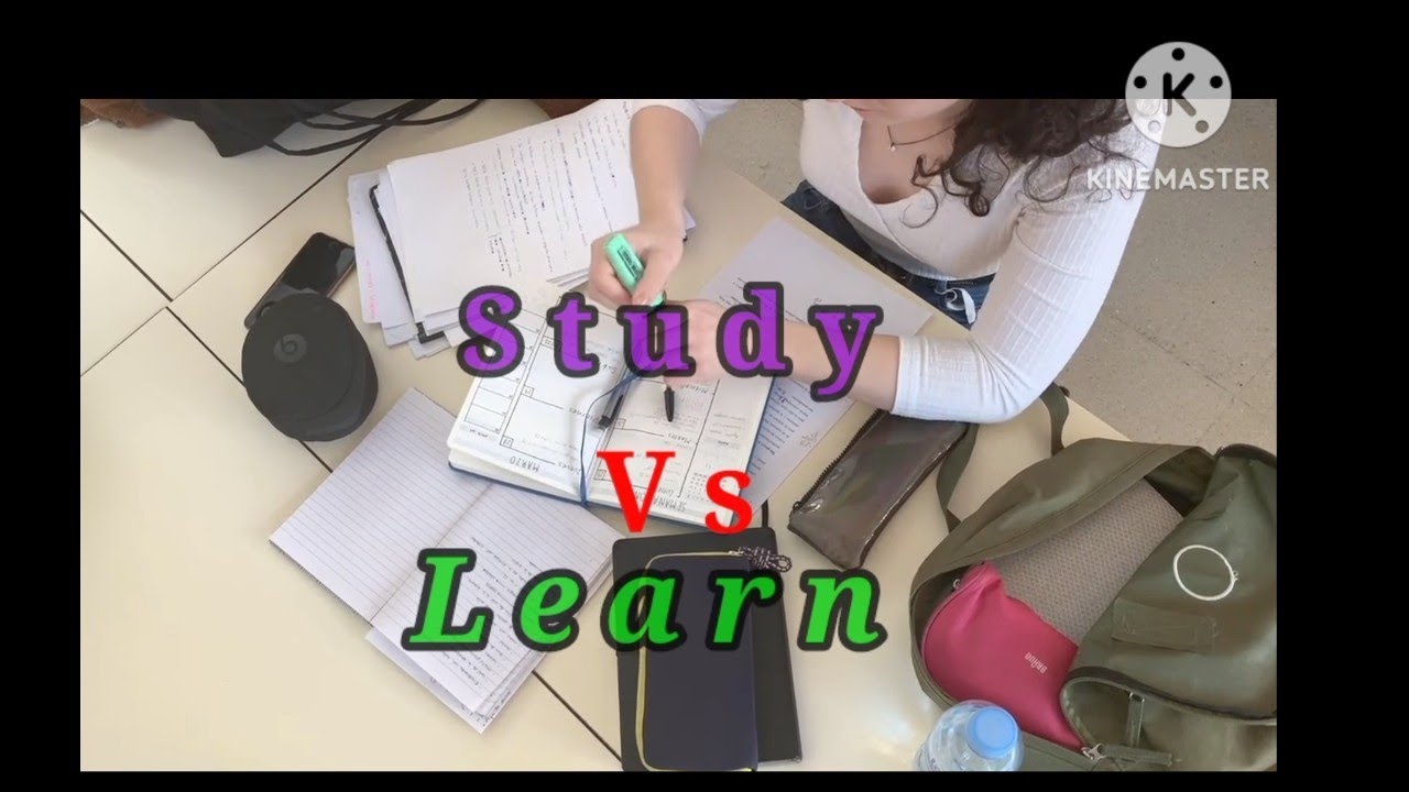 Study Vs Learn. - YouTube
