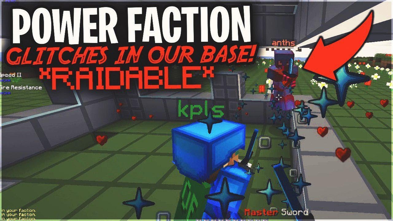 A HUGE POWER FACTION GLITCHED INTO OUR BASE... *RAIDABLE*| Minecraft ...