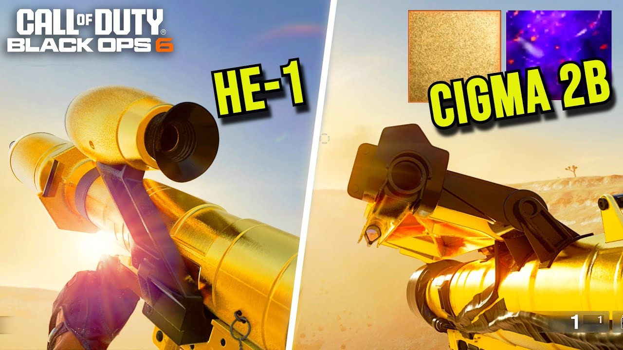 Consigo el ORO en los LANZACOHETES (CIGMA 2B y HE-1) en BLACK OPS 6 ...