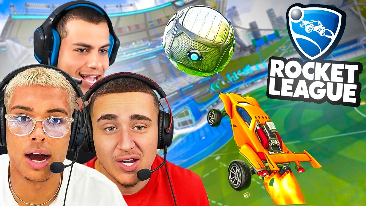 I Made Ron & Lacy RAGEQUIT In Rocket League… - YouTube