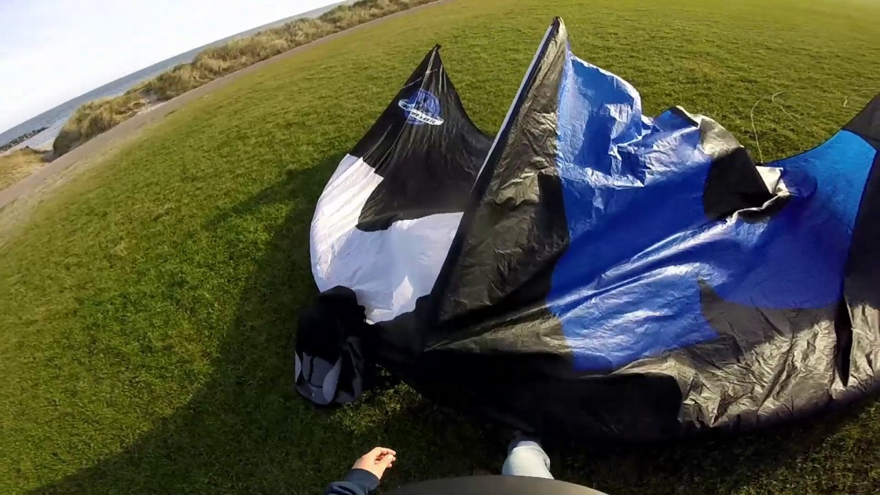 Kite self launching - YouTube