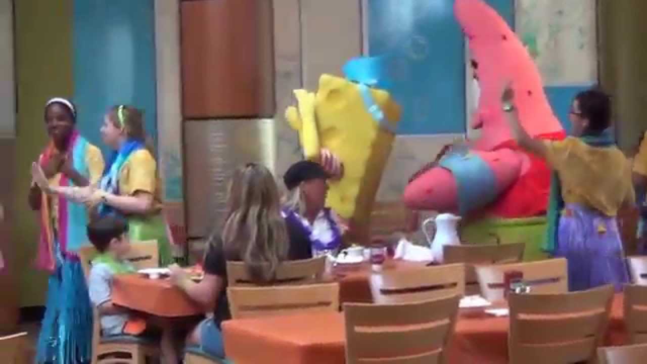 NICK HOTEL CHARACTER BREAKFAST - YouTube