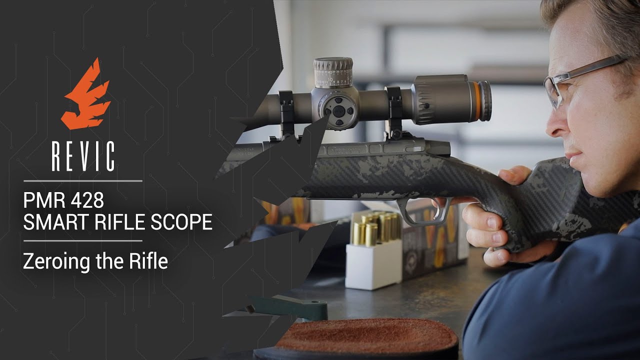 REVIC PMR428 Smart Rifle Scope | Zeroing the Rifle - YouTube