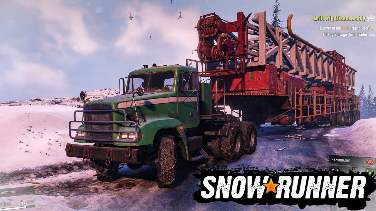 Oversize cargo | snowrunner - YouTube