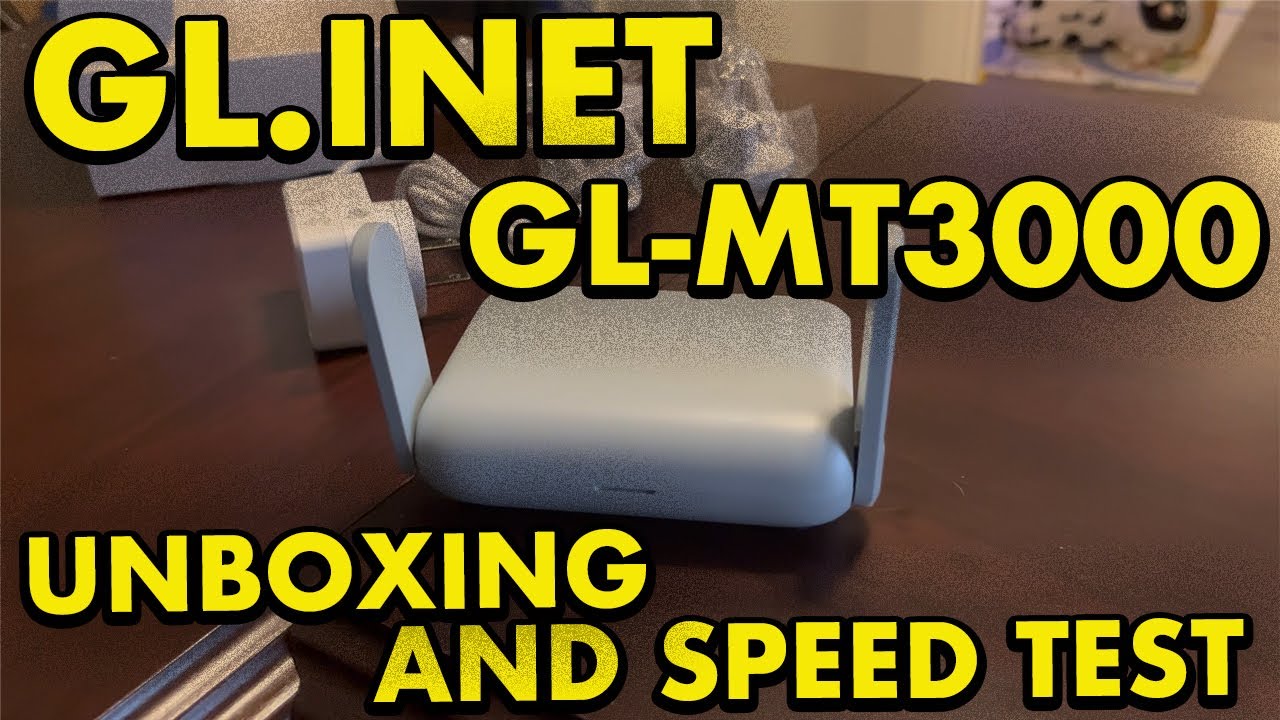 GL.iNet GL-MT3000 (Beryl AX) Unboxing and Speed Test - YouTube