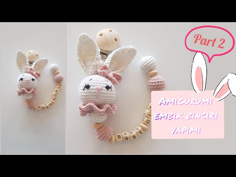 amigurumi emzik zinciri (emzik tutucu) yapımı part:2