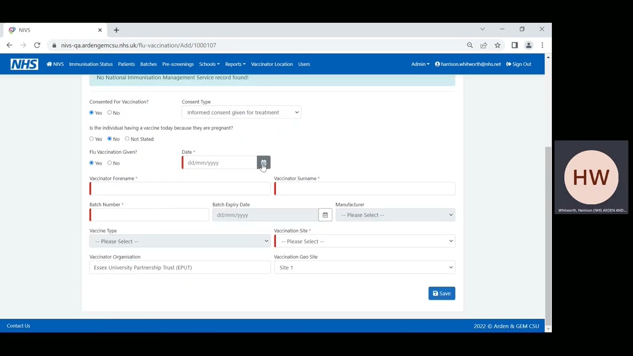 NIVS Training Video May 2022 - YouTube
