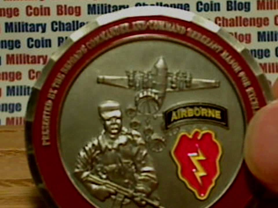 4th BCT (ABN) 25th Infantry Division Military Challenge Coin - YouTube