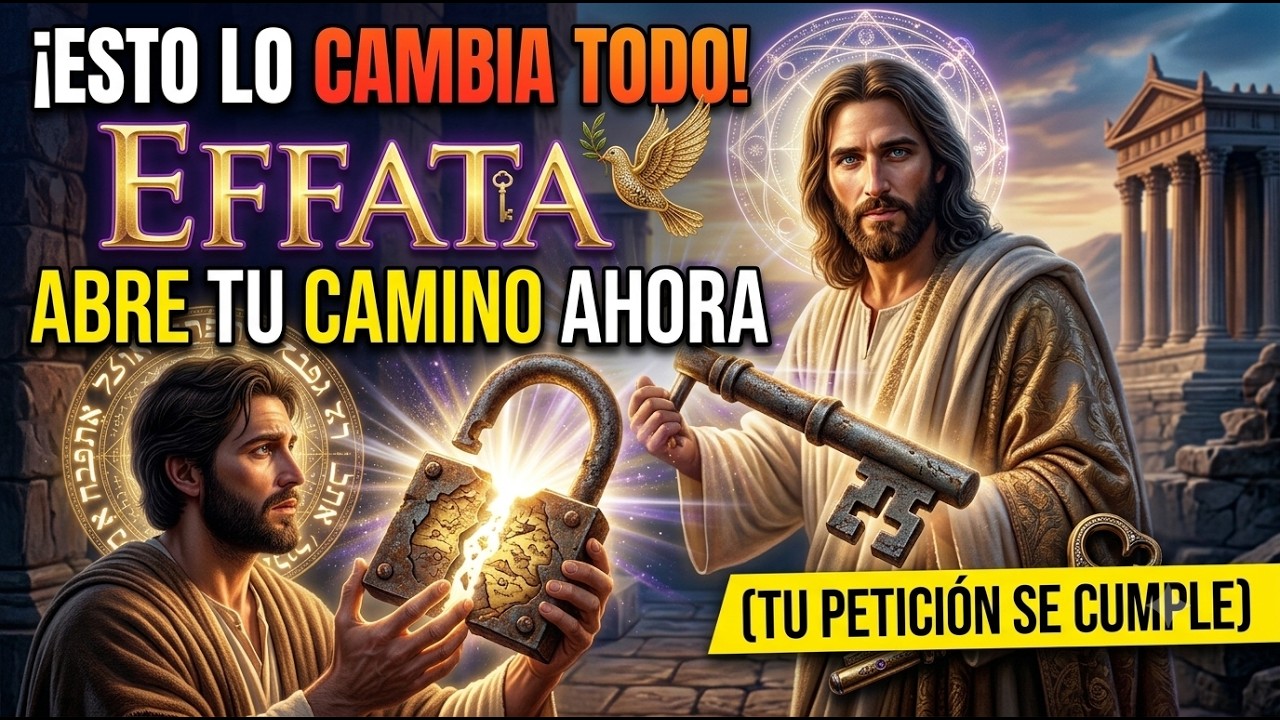 🕊️ Effata El Poderoso Mantra en Arameo de JESÚS para CONSEGUIRLO 🔓🙏 ...
