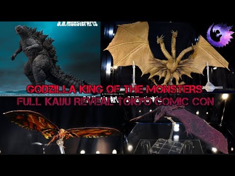 GODZILLA KING OF THE MONSTERS FULL KAIJU REVEALED | NEW GODZILLA THEME ...