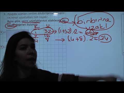 7. Sınıflar Matematik Çevre Kenar Alan İlişkisi Konu Anlatımı