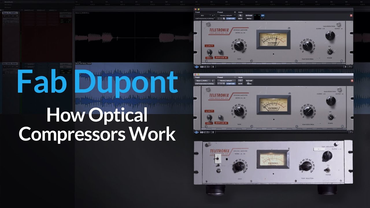 Understanding Optical Compression | How to Use LA-2A w/ Fab Dupont ...