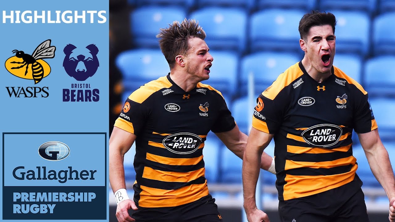 Thacker Scores Hat-Trick in Fightback | Wasps v Bristol Bears ...